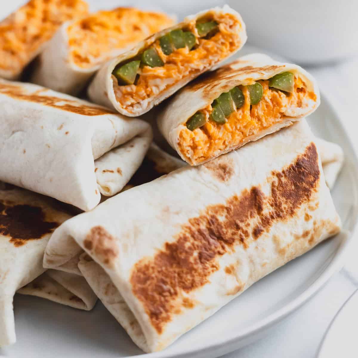 Grilled Buffalo Chicken Wraps Recipe - Delicious Little Bites