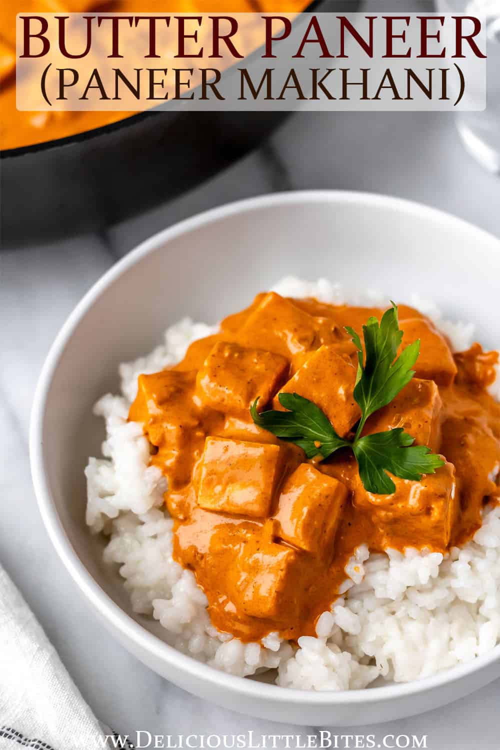 Butter Paneer (Paneer Makhani) - Delicious Little Bites