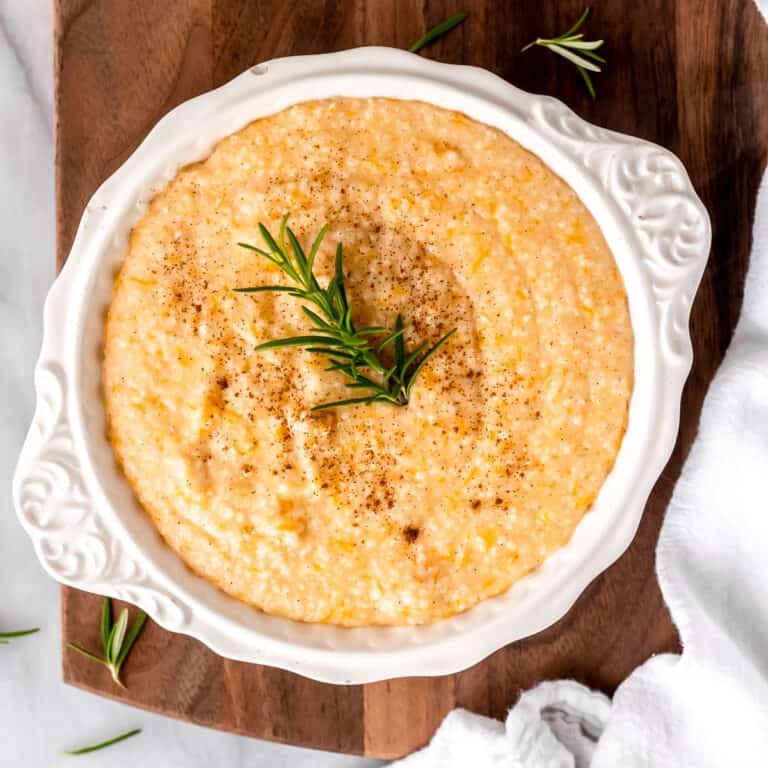 Fried Grits Cakes - Delicious Little Bites