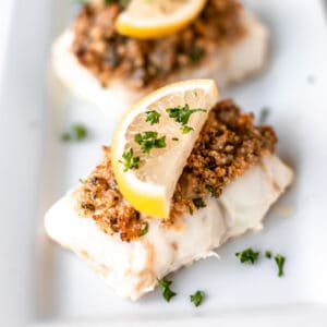 Pan-Fried Cod Recipe (Gluten Free & Keto Friendly) - Delicious Little Bites