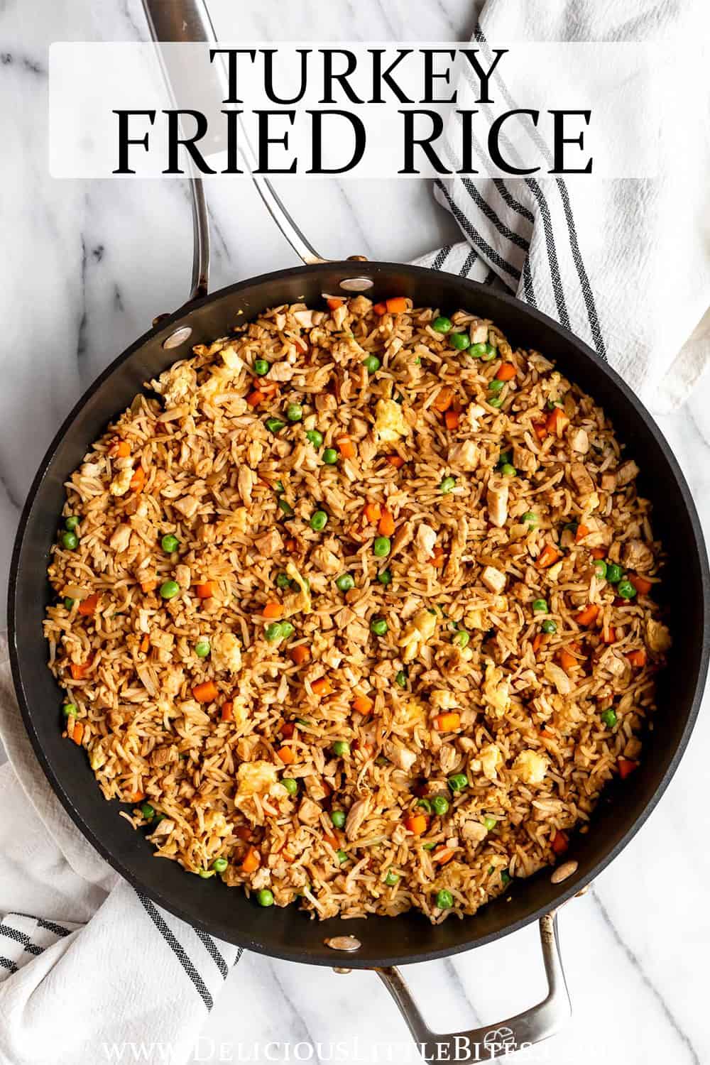 Turkey Fried Rice - Delicious Little Bites