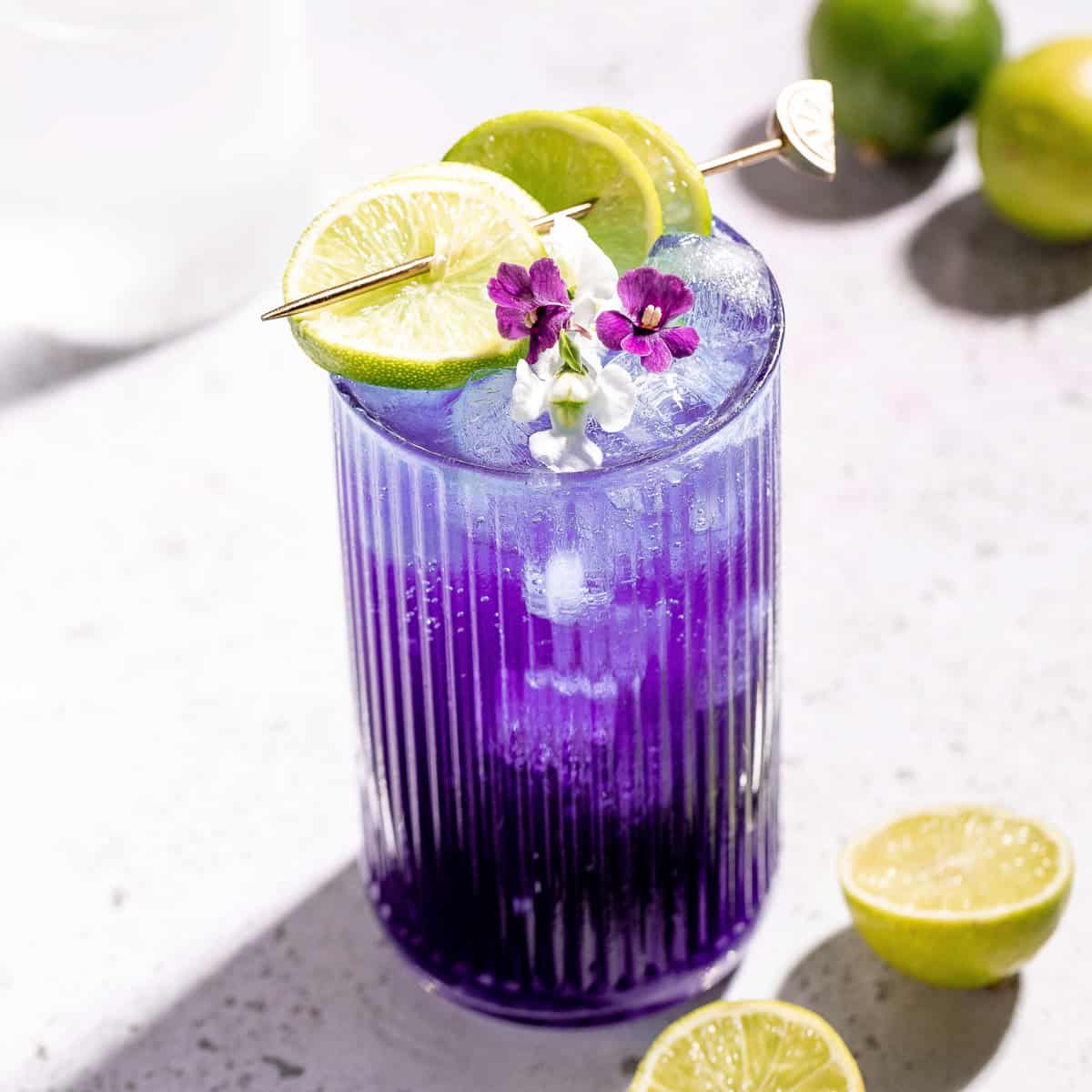 Purple Rain Cocktail - Delicious Little Bites