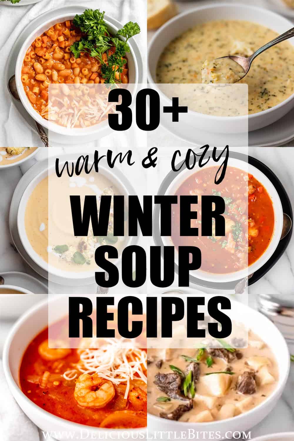 30 Winter Soup Recipes - Delicious Little Bites